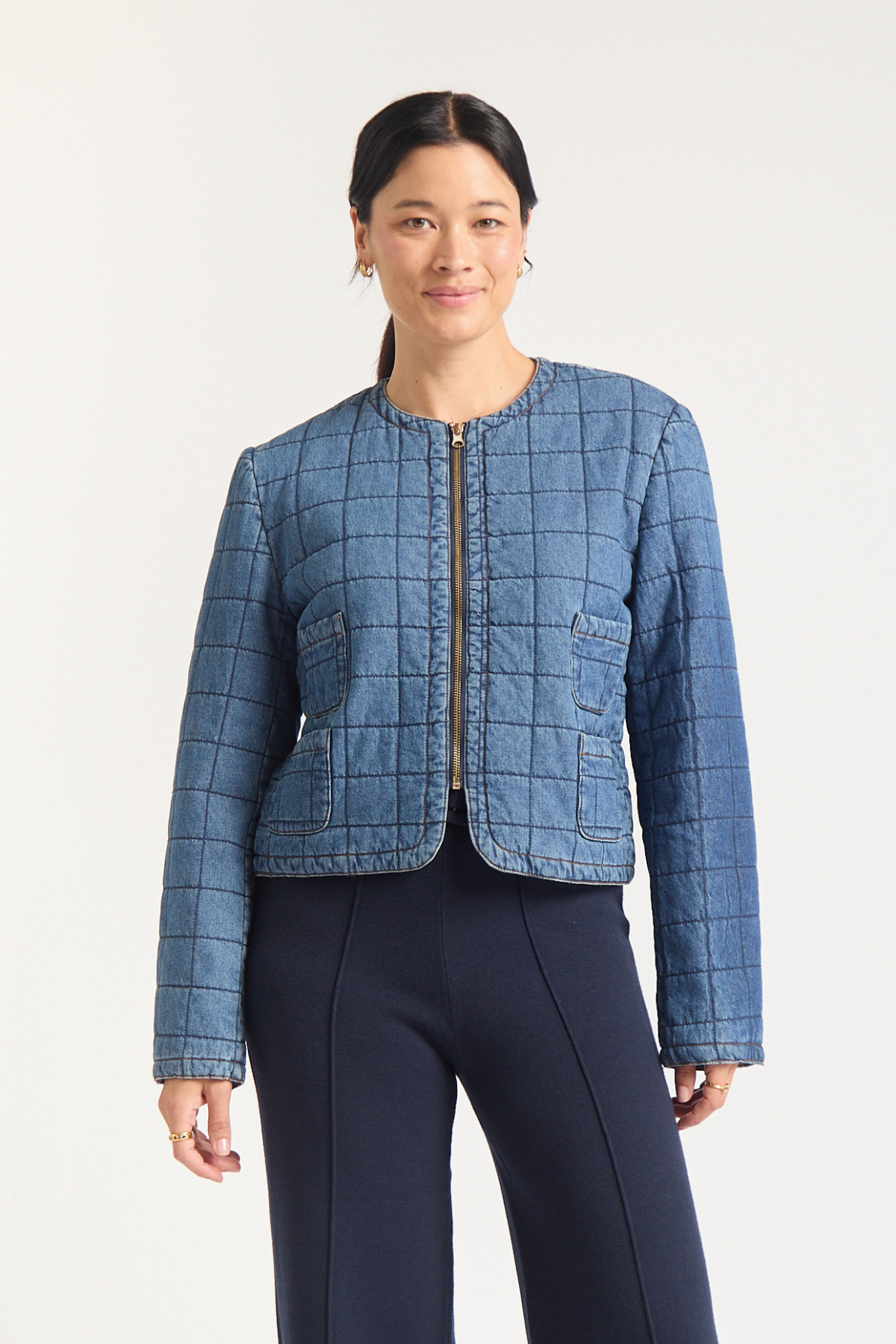 Agnes Jacket Denim – The Farmers Wife