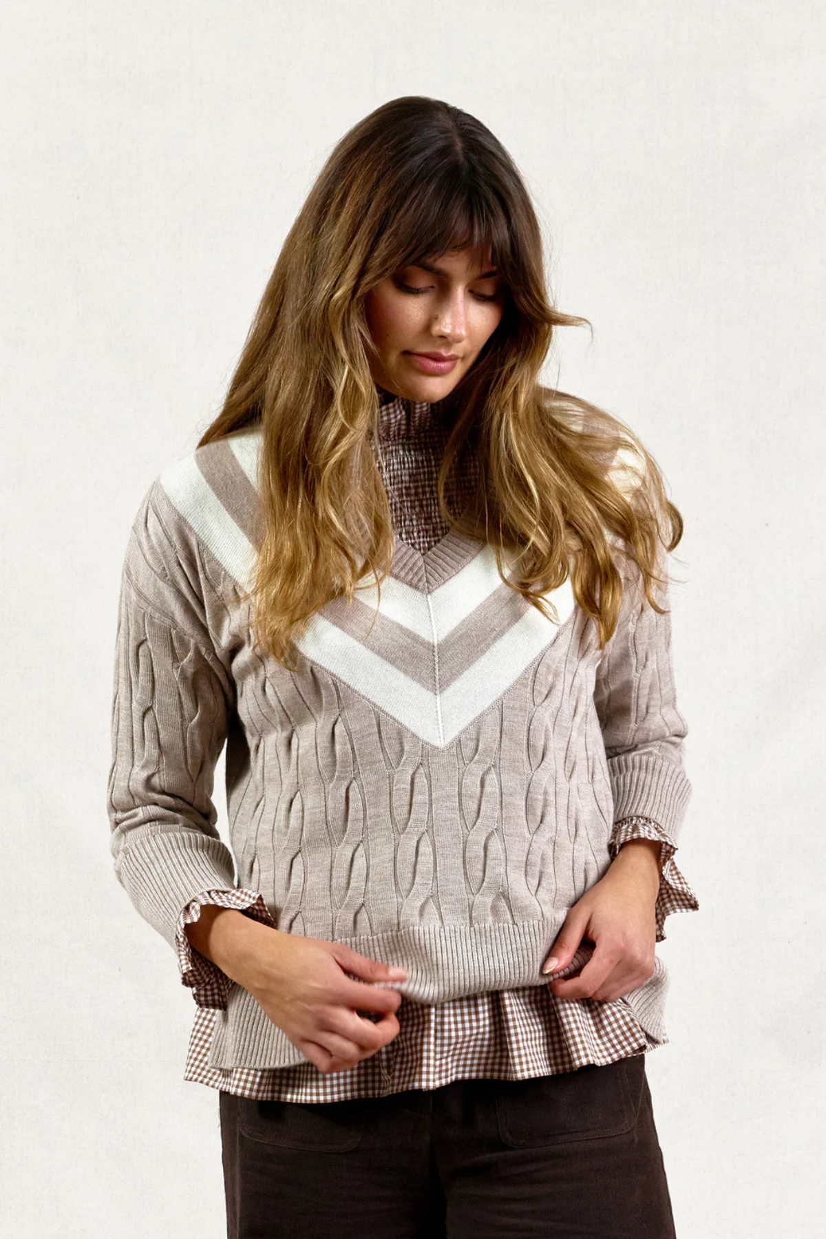 Banff Sweater Cream – The Farmers Wife