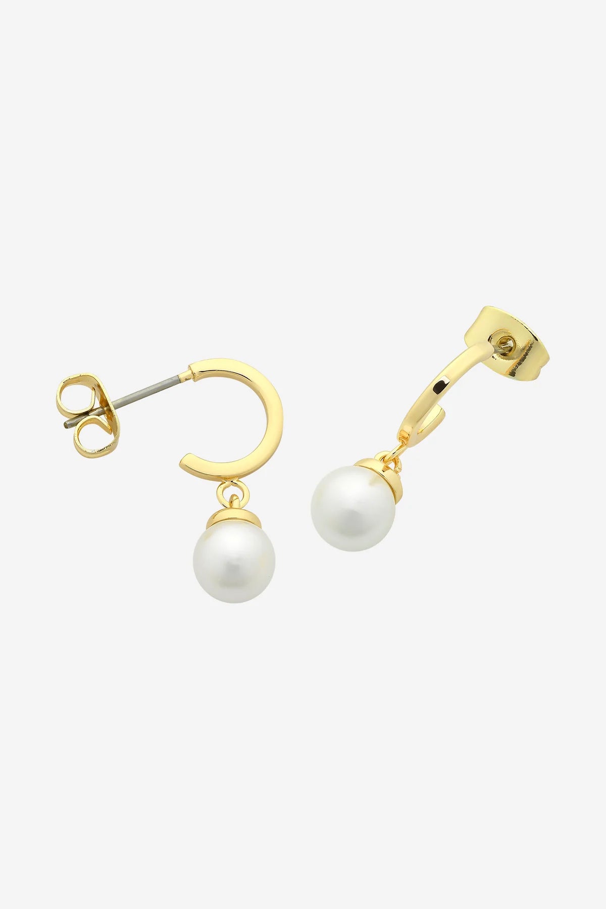 Joni Gold Pearl Huggie – The Farmers Wife